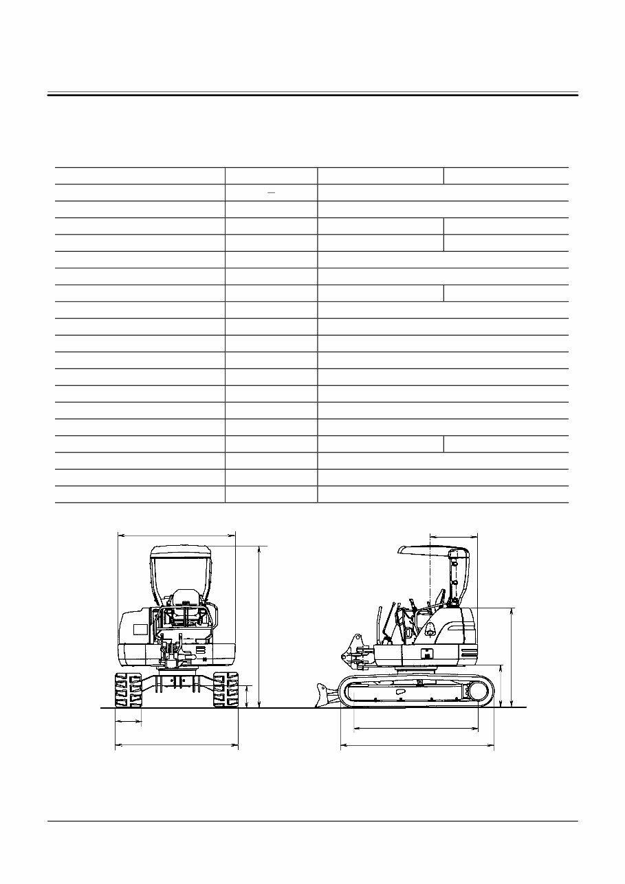 Hitachi Zaxis 40U 50U Excavator Service Manual