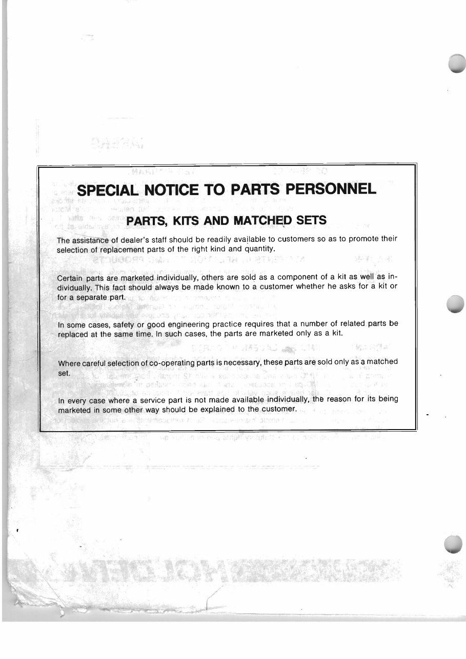 HOLDEN COMMODORE VB VC VH VK Parts BOOK BROCK SS HDT