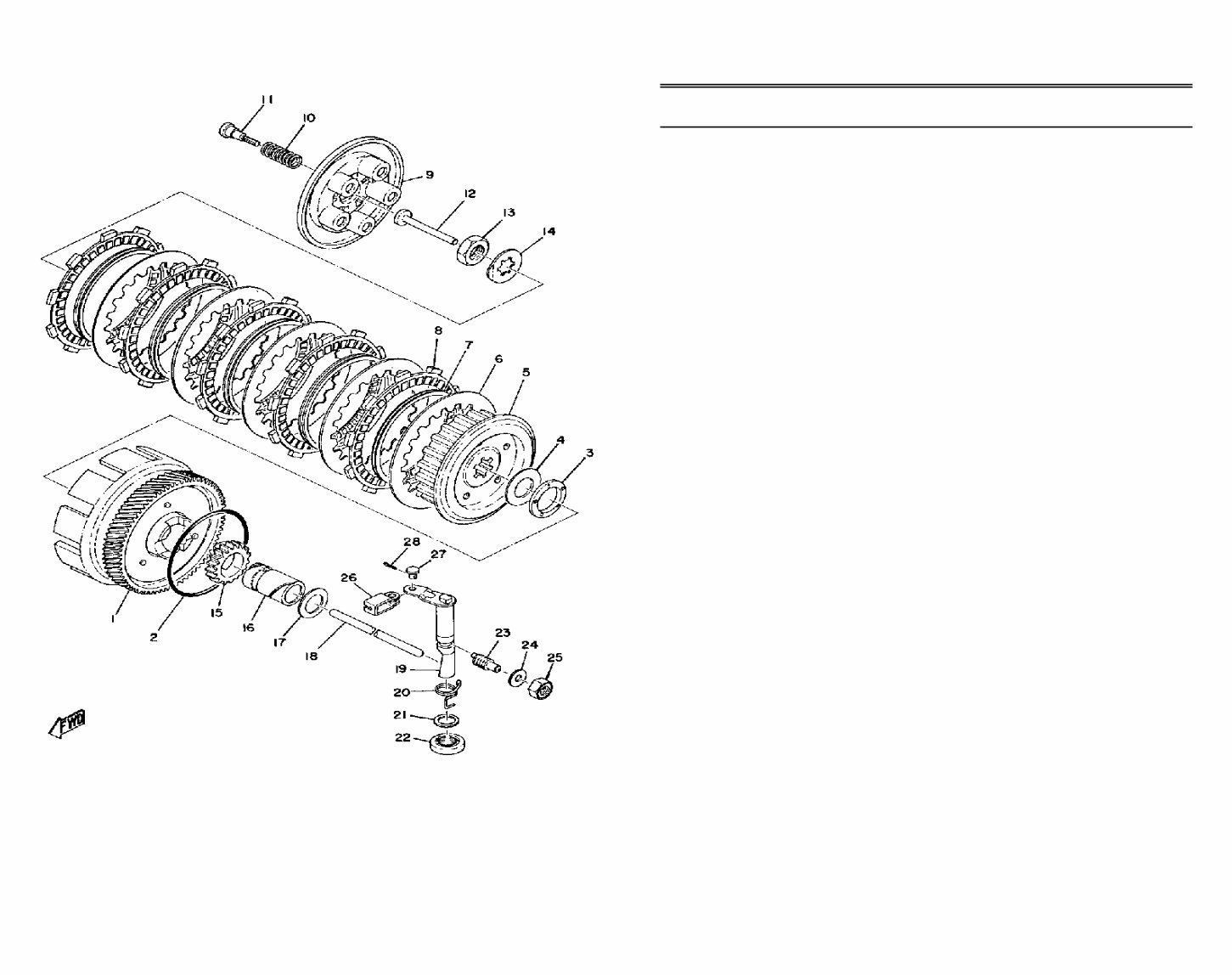 YAMAHA DT175A DT175B Parts Manual Catalog 1974-1975