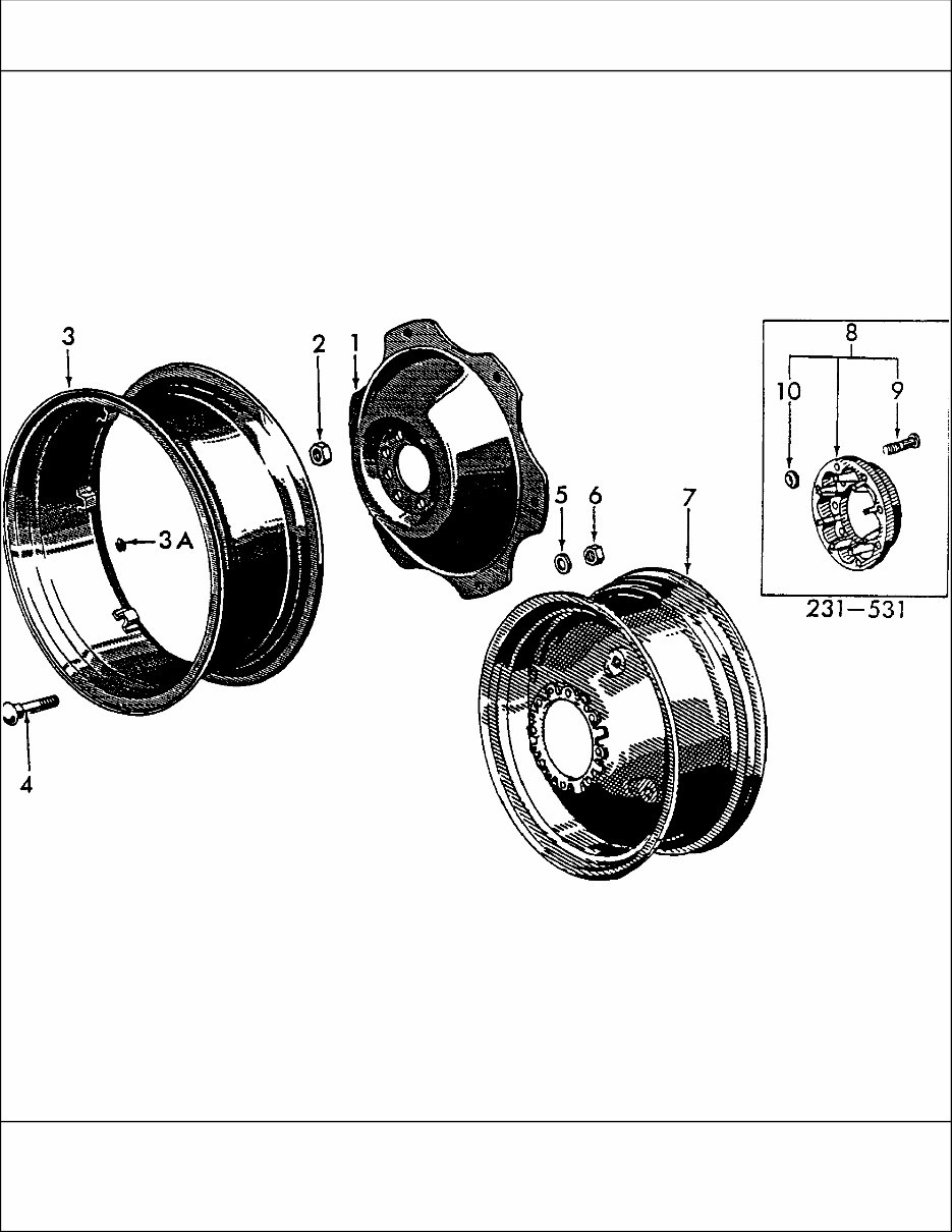Ford 335 Industrial Tractor Illustrated Master Parts List Manual