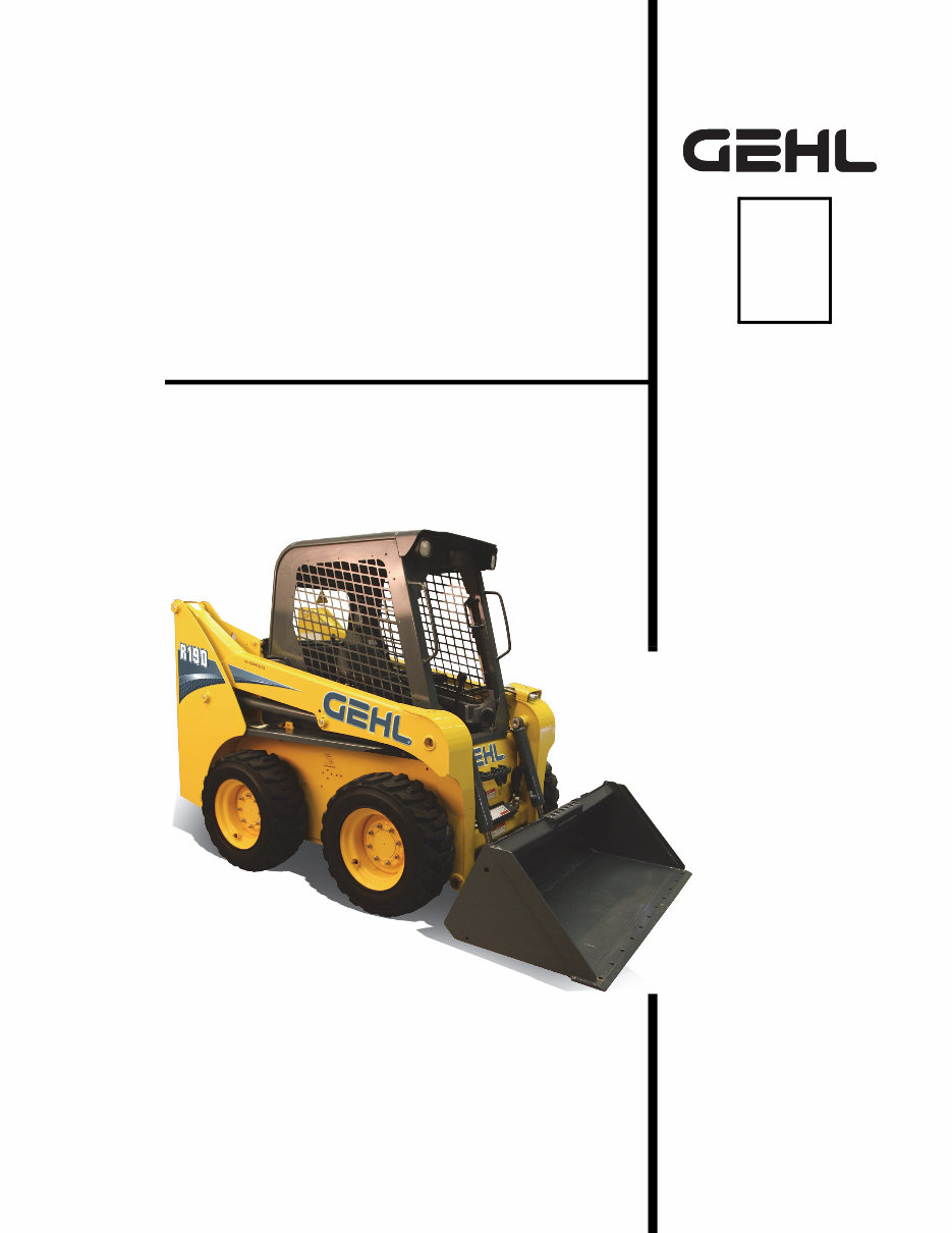 Gehl R190, R190 (EU), R190 X-Series Skid Steer Loader Parts Manual