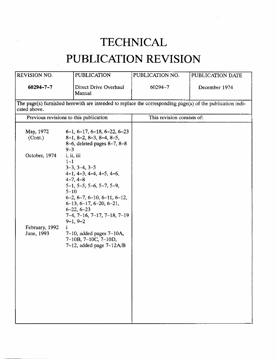 Lycoming Direct Drive Aircraft Engines Overhaul Manual