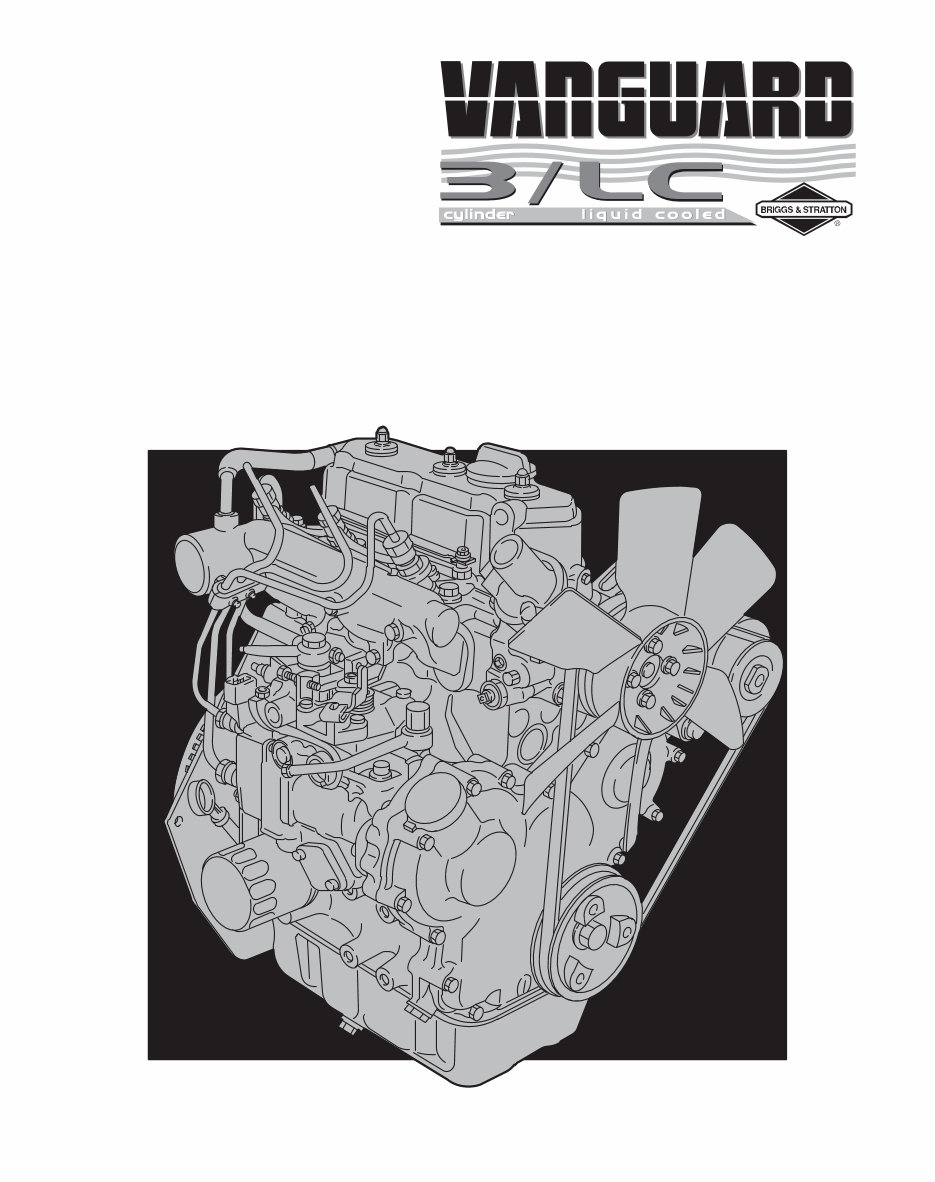 VANGUARD 3CYL. Diesel & TURBO-Diesel Engine Repair Manual