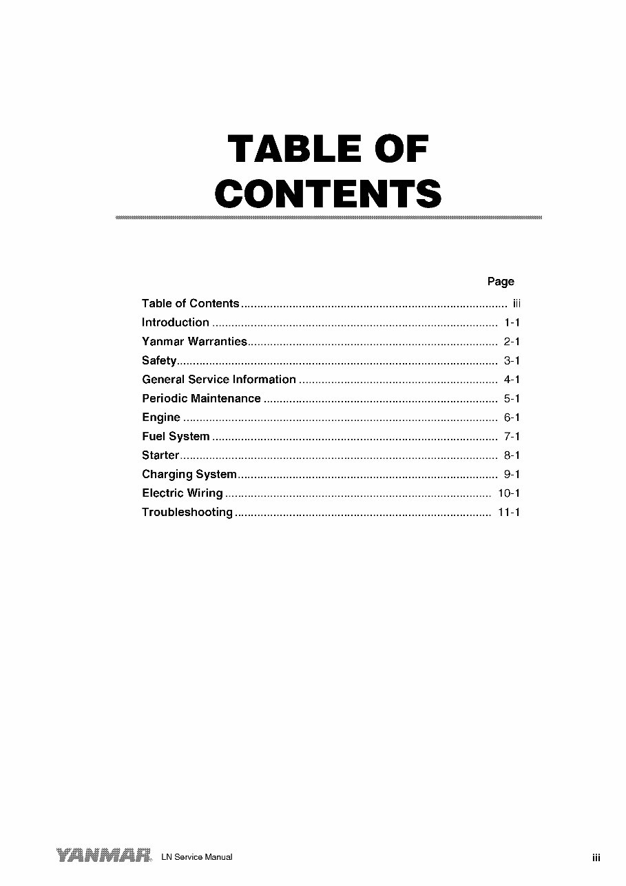 YANMAR L48N L70 L100N Engine COMPLETE Workshop Repair Manual