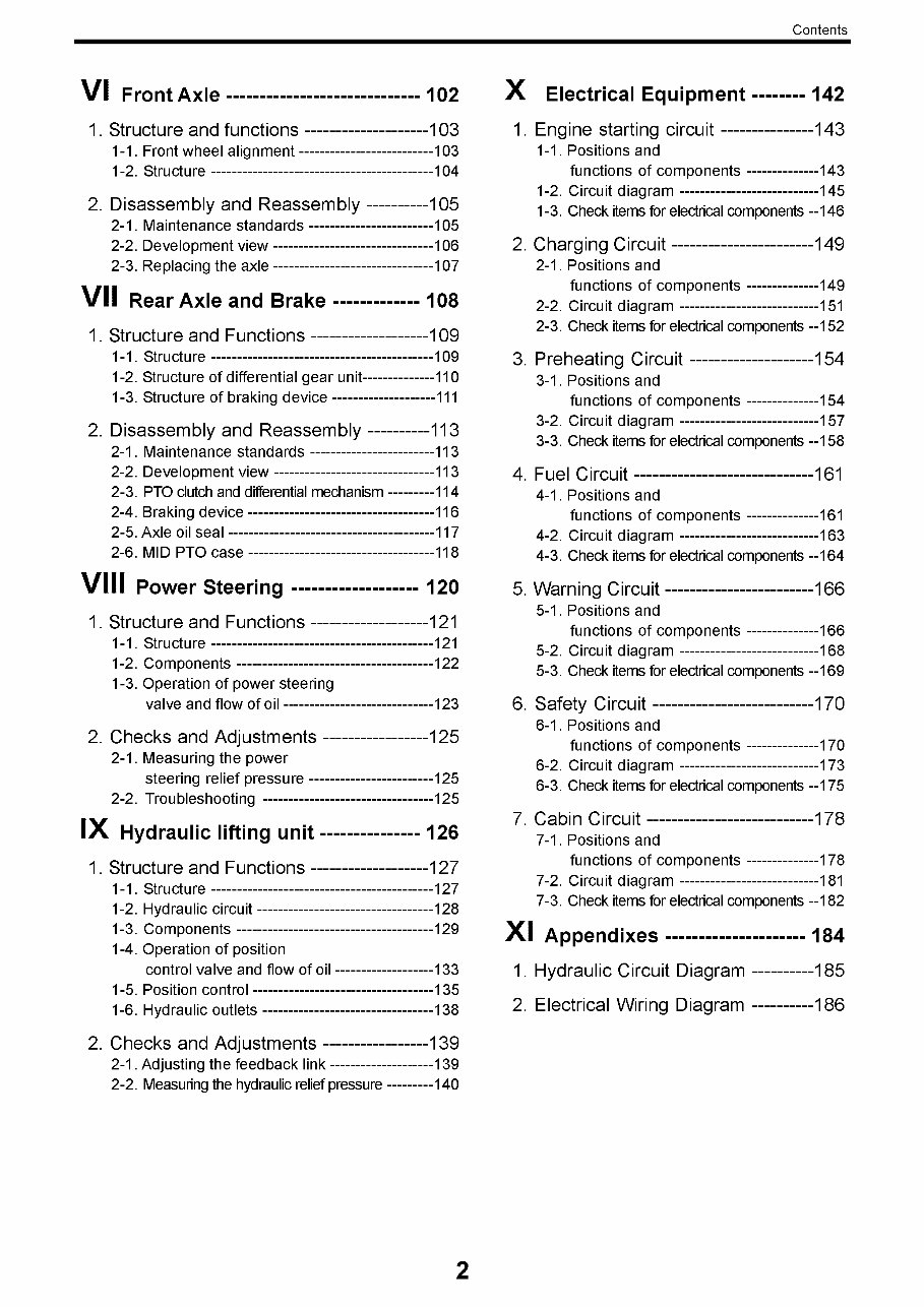 Yanmar EF227H, EF230H, EF233H, EF235H Diesel Tractor Service Repair ...