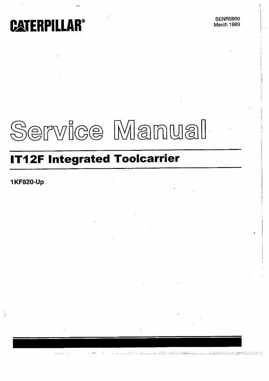 Caterpillar IT12F service manual | Manuals Online