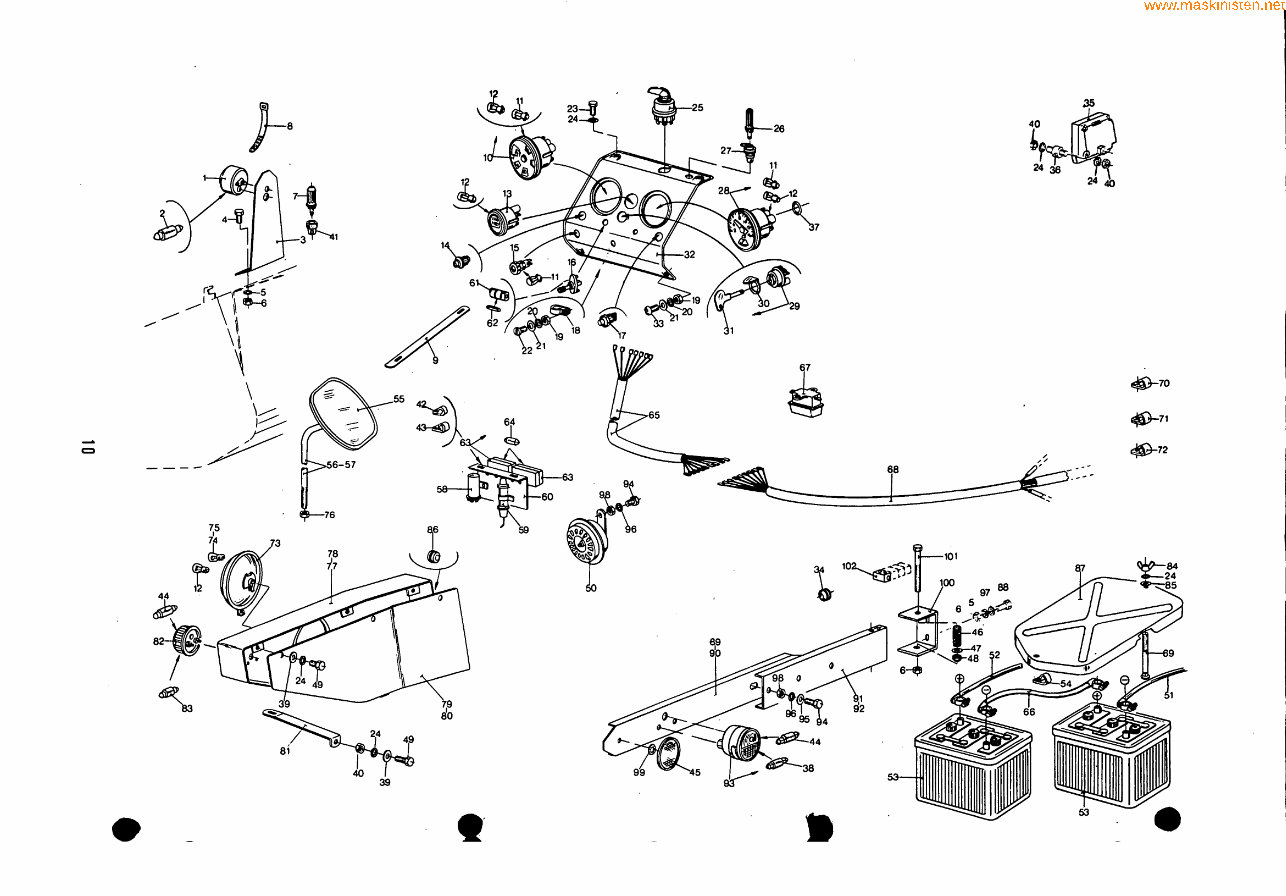 Mercedes-Benz OM352 Engine Service Parts Catalogue Manual EPC # 1