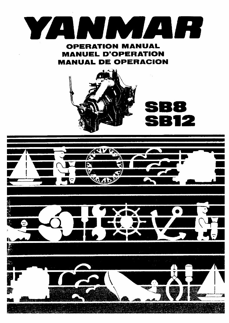 YANMAR SB8, SB12 Marine Diesel Engine Operation Manual