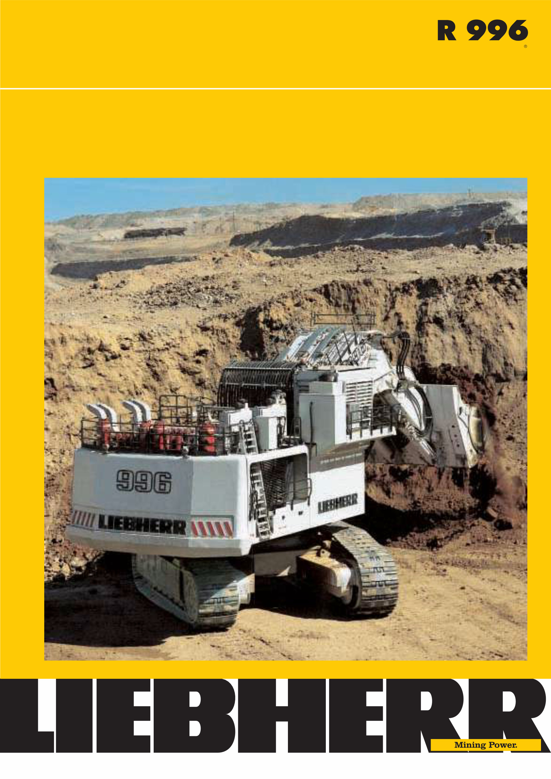 LIEBHERR R996 Hydraulic Excavator Service Repair Manual