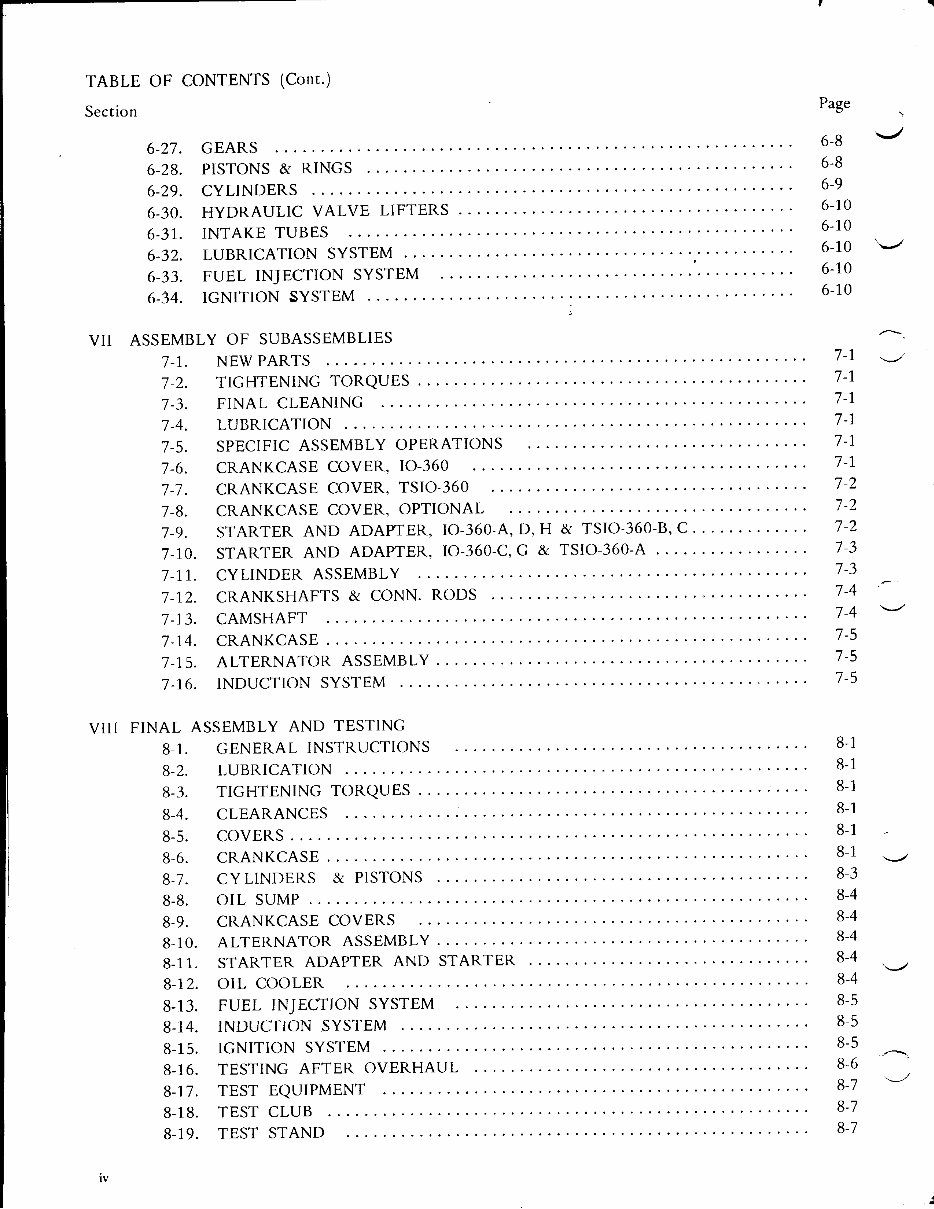 Continental IO-360 TSIO-360 Overhaul Manual | Manuals Online