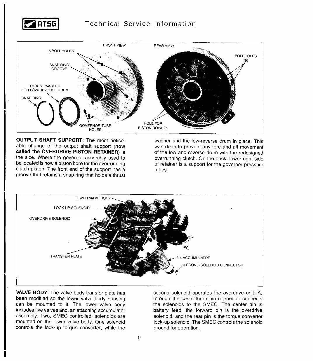 Chrysler A500-42RH/A518-46RH/A618-47RH Service manual