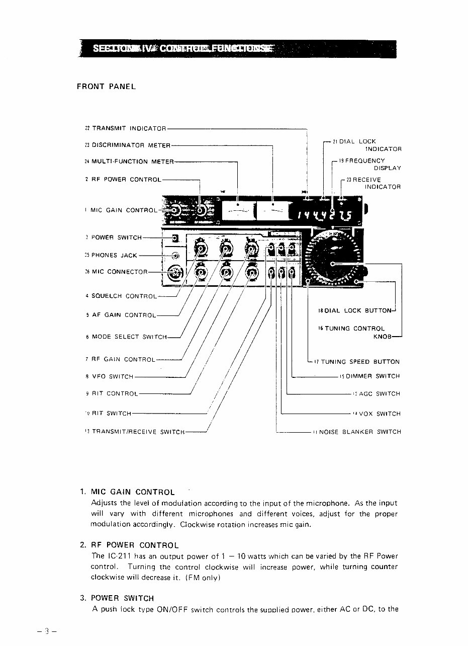 ICOM Service Manual IC 211 | Manuals Online