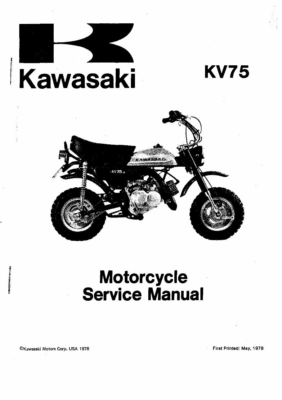 Kawasaki MT1 KV75 1971-1980 Workshop Service Repair Manual