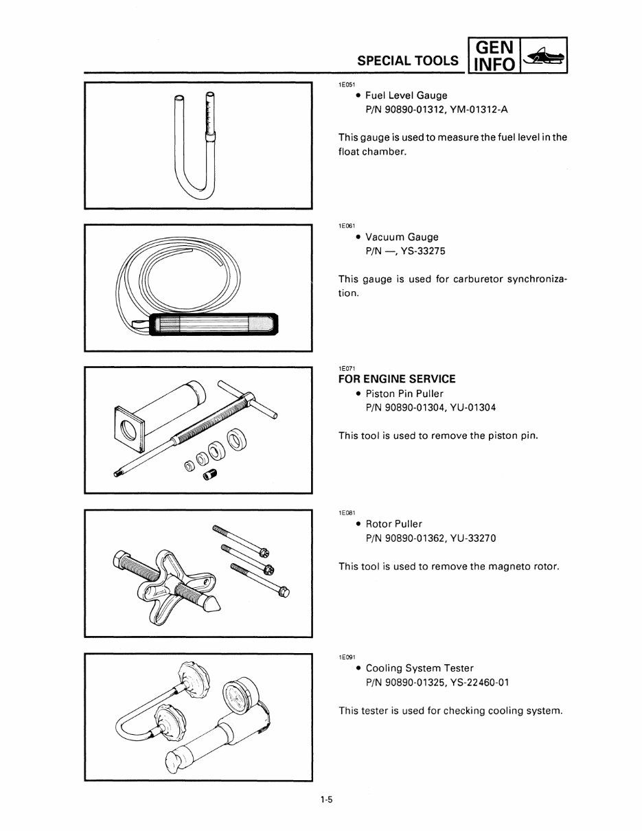 2001 Yamaha VENTURE 600 Snowmobile Service Manual