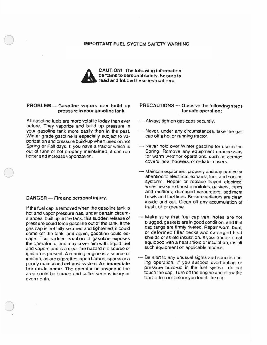 IH International PayLoader 2500B Tractor TLB Operators Instruction ...