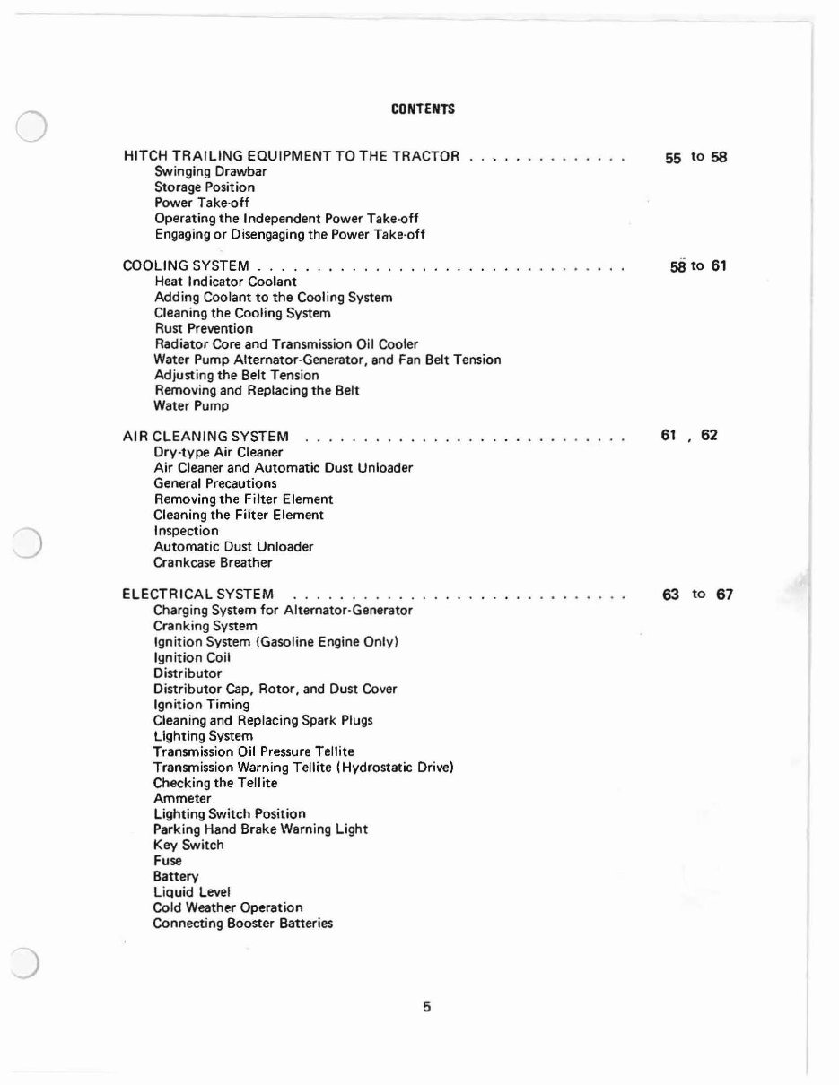 IH International PayLoader 2500B Tractor TLB Operators Instruction ...
