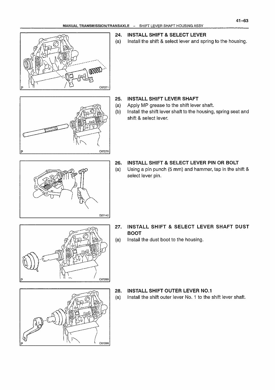 Hino H260 transmission rebuid manual | Manuals Online