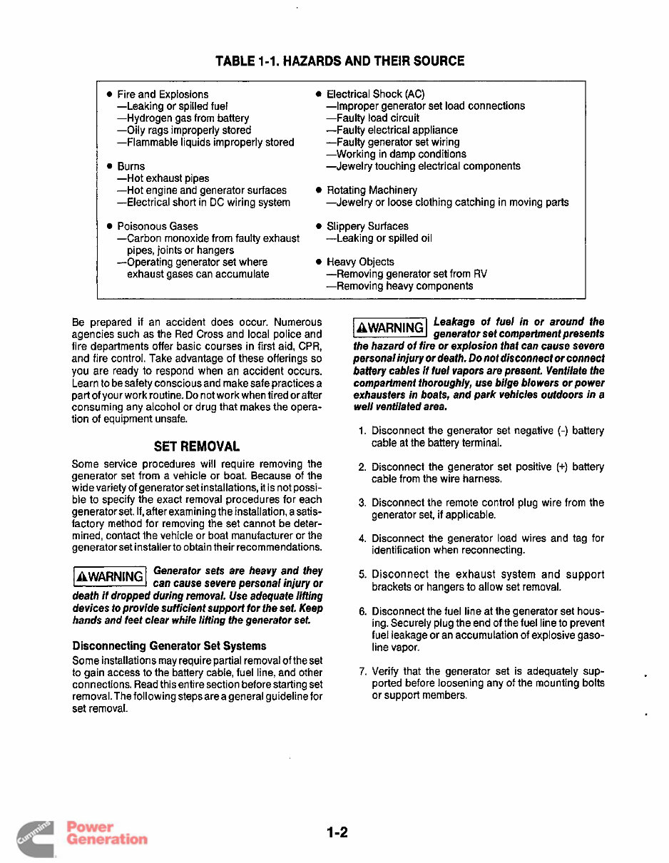 Onan DKC, DKD, MDKC, MDKD Series Generator Set Service Repair Workshop ...