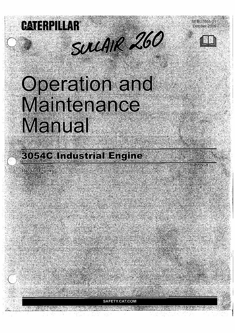 Cat 3054C industrial engine operation and maintnance manual