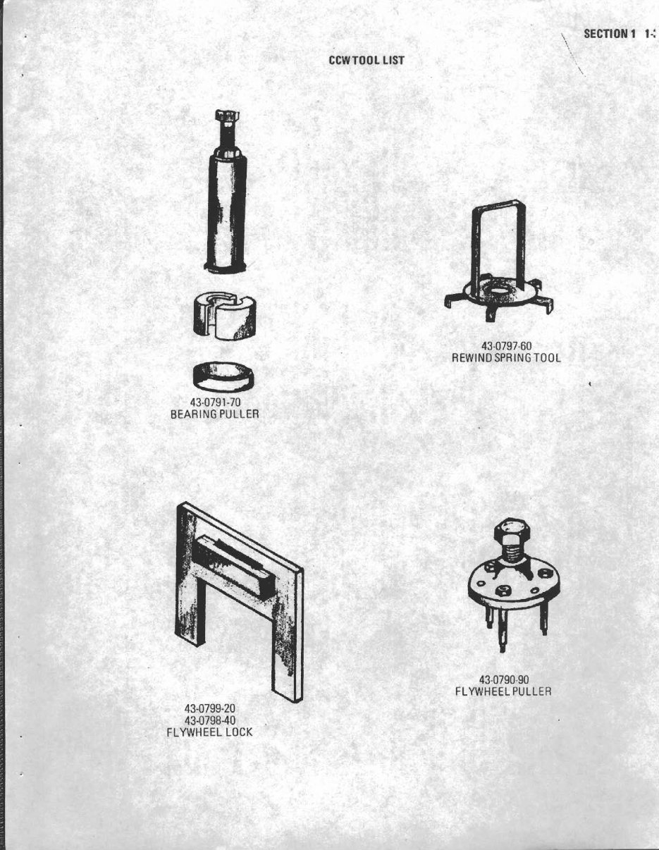 1970 CCW engine 340 400 service repair manual