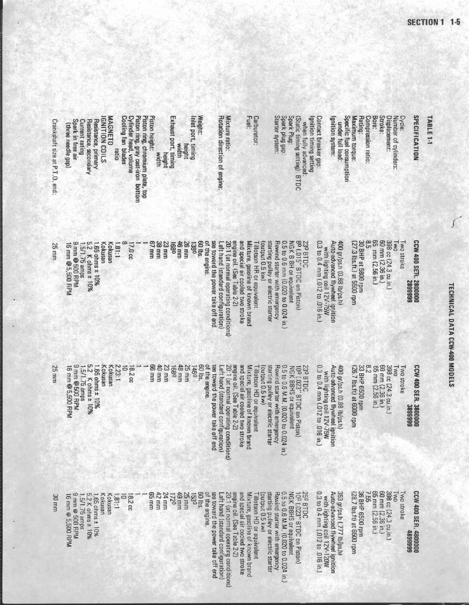 1970 CCW engine 340 400 service repair manual