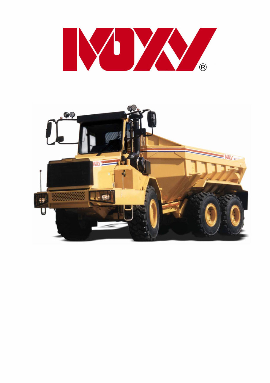 Doosan Moxy MT27 / MT30R / MT30 / MT30S Articulated Dump Truck Service ...