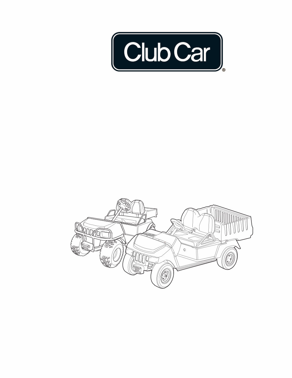 Club Car 2007 2008 XRT 800 810 and 850 Service Manual