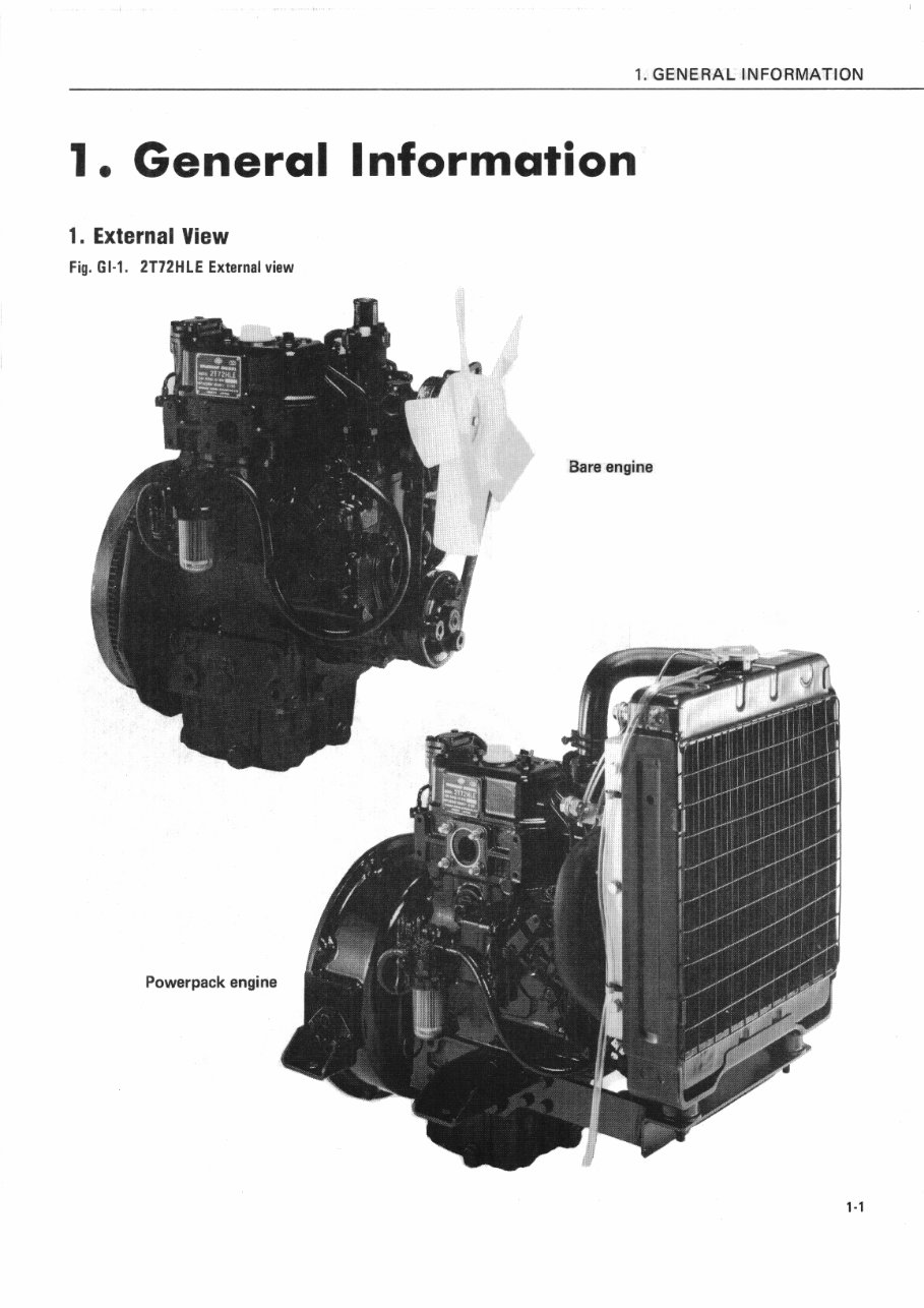 Yanmar T-(H)LE Series Industrial Diesel Engine Complete Workshop Service Repair Manual