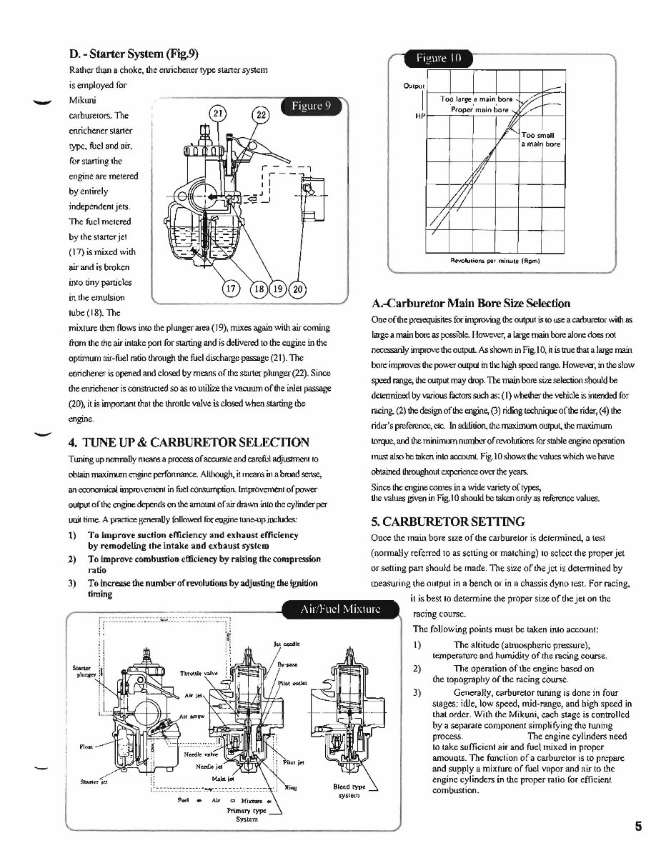 mikuni carb manual | Manuals Online