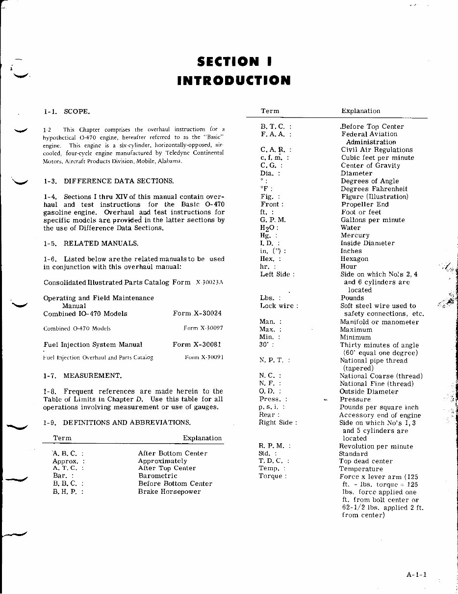 Continental O-470 IO-470 Series Aircraft Engine Complete Workshop ...