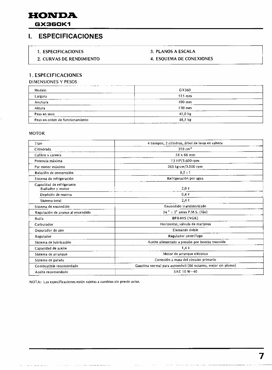 Honda GX360 K1 Engine Workshop Service Repair Manual