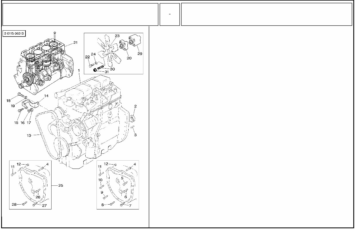Massey Ferguson MF290 MF-290 Tractor Illustrated Parts Manual