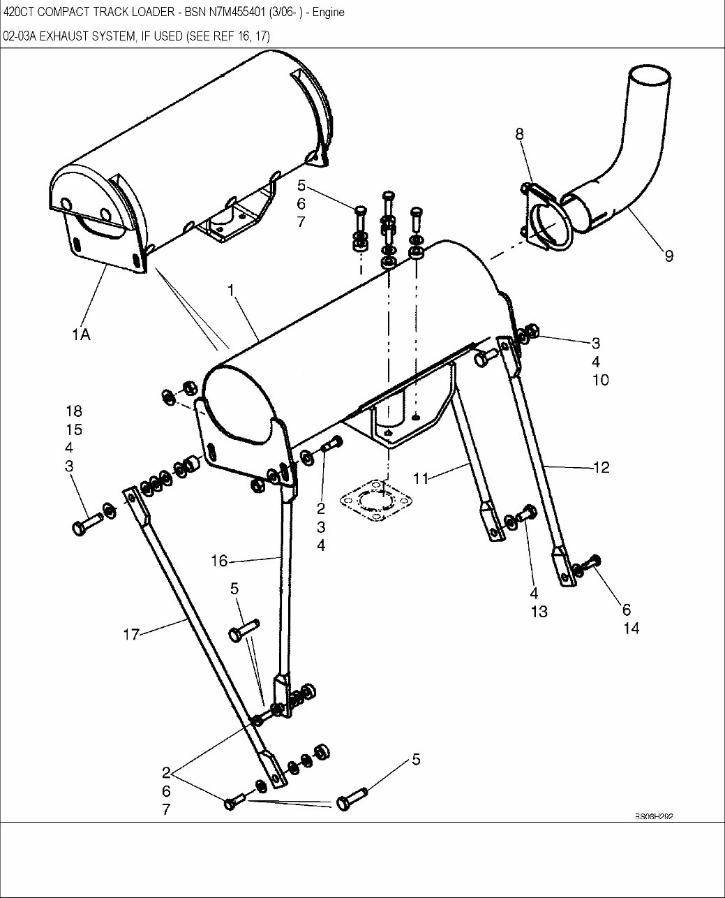 CASE 420CT COMPACT TRACK Loader Parts Catalog Manual