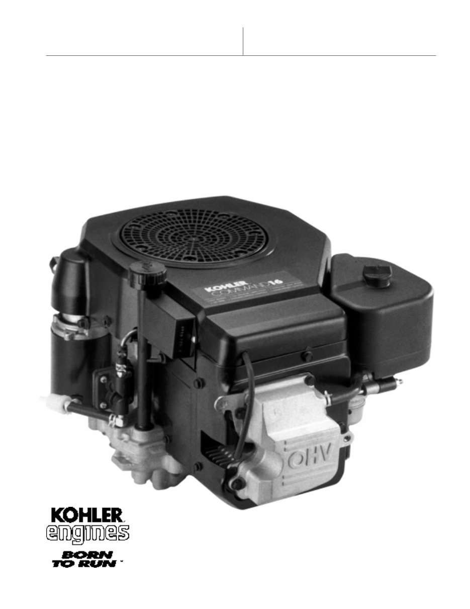 Kohler Command Models CV11 CV12.5 CV13 CV14 CV15 CV16 CV460 CV465 CV490 ...