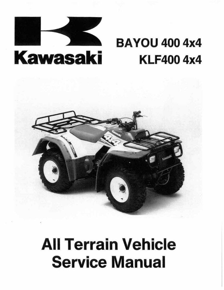 Kawasaki Bayou 400 KLF400 1993-1999 manual | Manuals Online