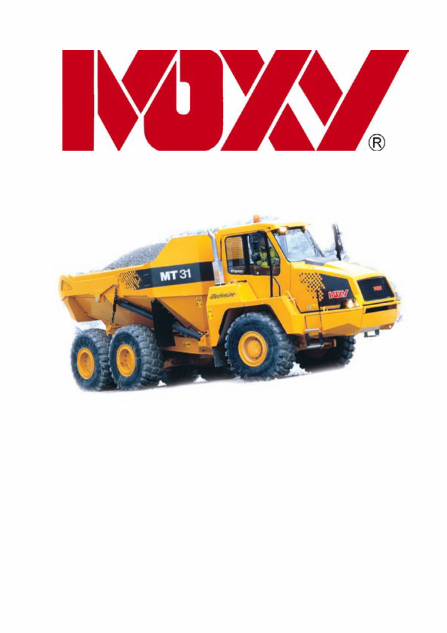 DOOSAN MOXY MT26, MT31 Articulated Dump Truck Service Repair Manual
