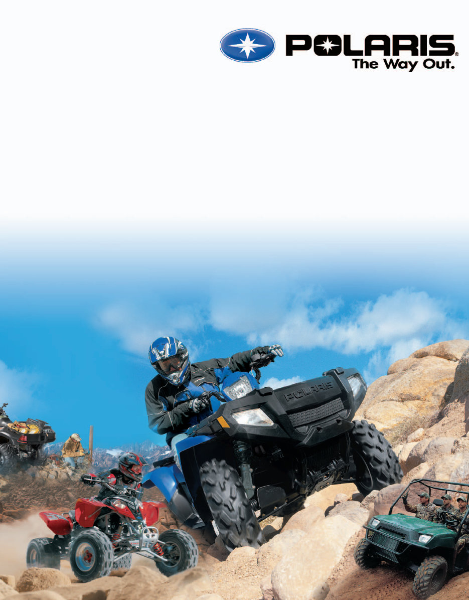 2005 Polaris Predator 50/90, Sportsman 90 Service Manual