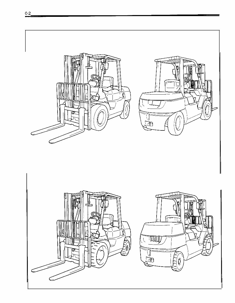 Toyota Diesel Forklift Truck 7FDAU50, 7FDKU40, 7FDU35, 7FDU45, 7FDU60 ...