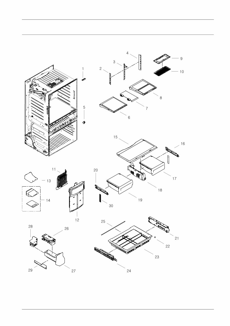 Samsung RF4289HARS Service Manual & Repair Guide