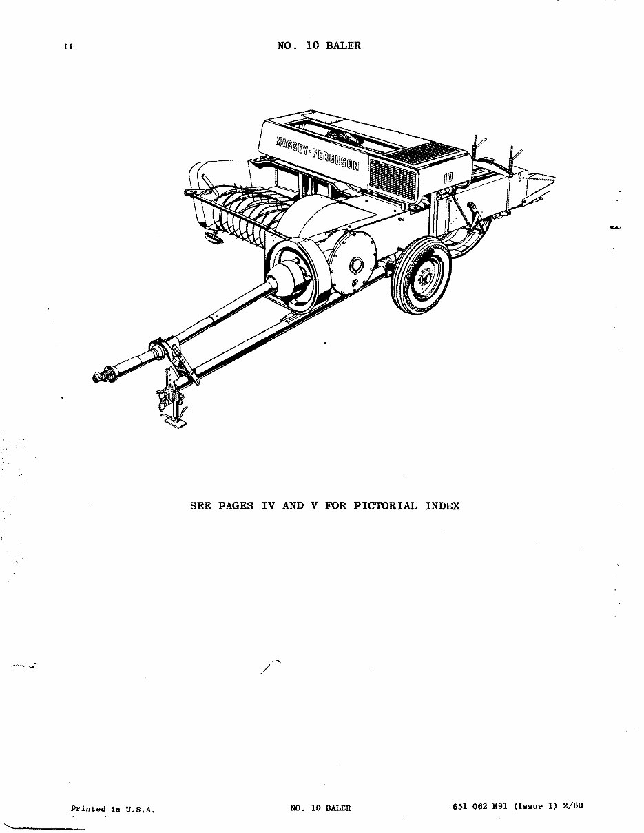 MASSEY FERGUSON MF 10 BALER Parts Manual | Manuals Online