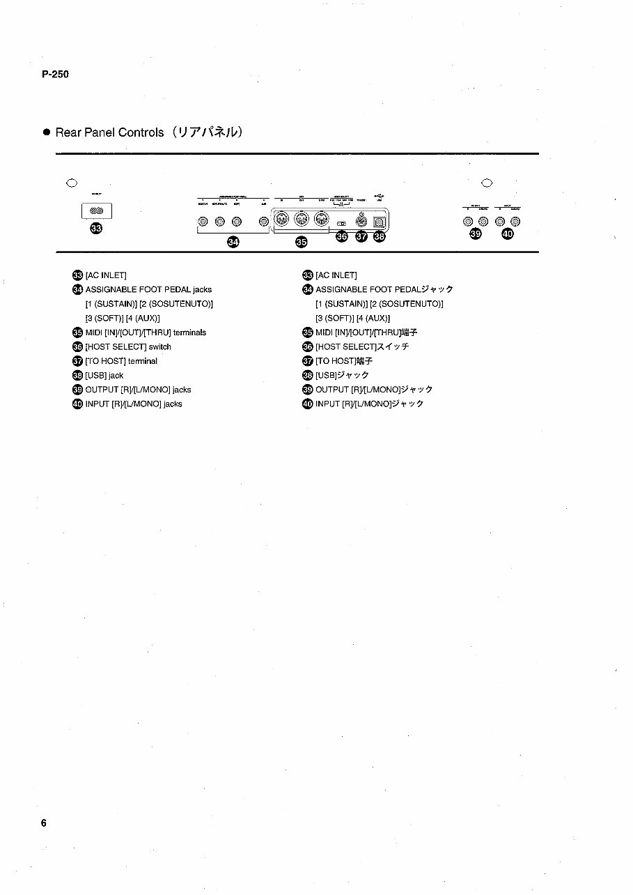 Yamaha p-250 p250 piano complete service manual