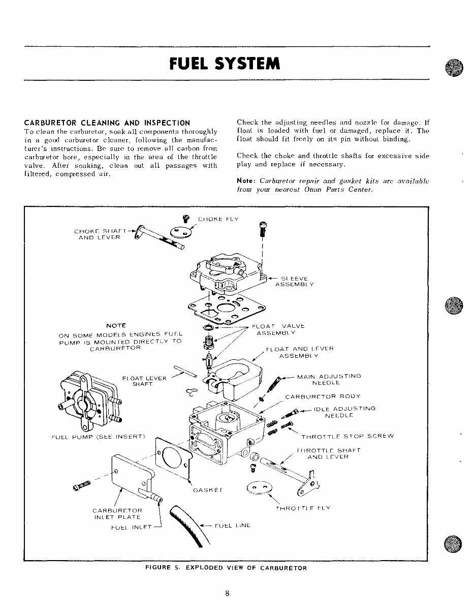 ONAN 16 HP BF Engine Service & Parts Manual | Manuals Online