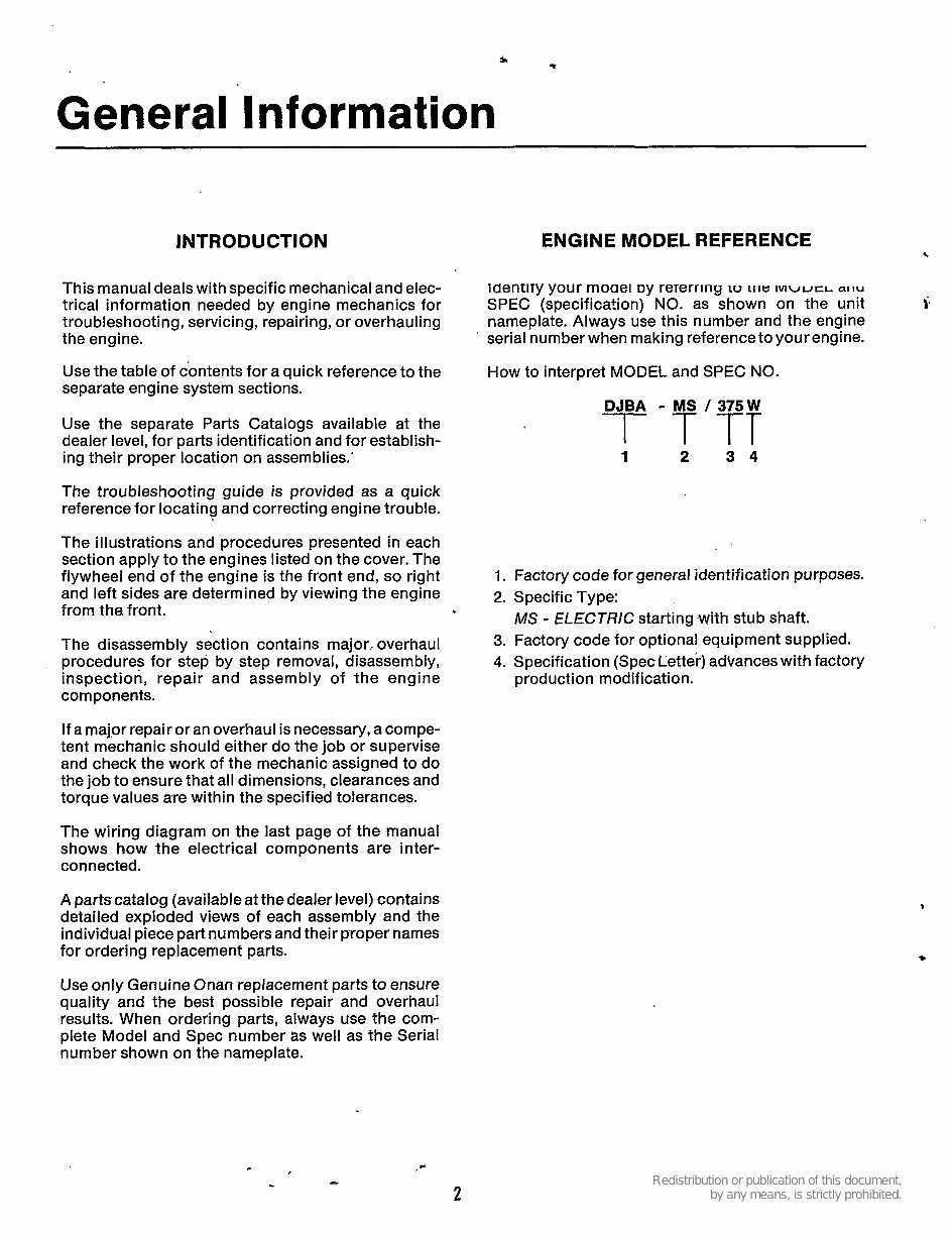 Onan Service Manual DJBA DJB DJC DJE Diesel Engine