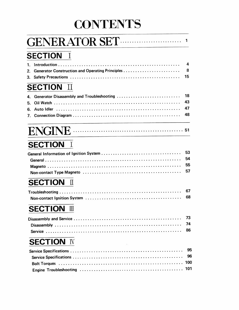 Onan K Series Service Manual Cummins Onan Generator Repair Book 981-0504