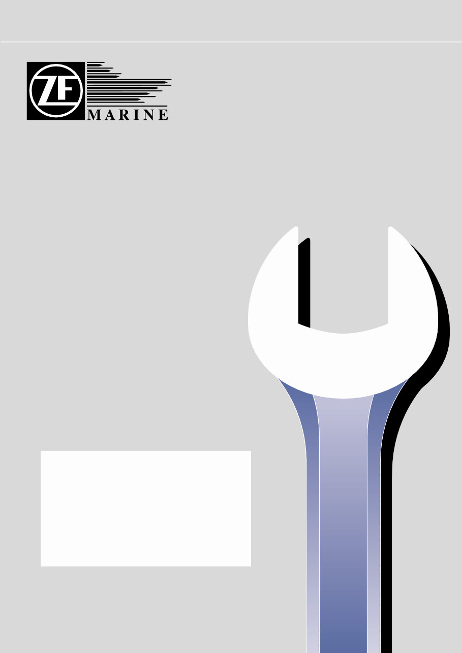 ZF 45C 63C 88C Marine Transmission Repair & Parts Manual
