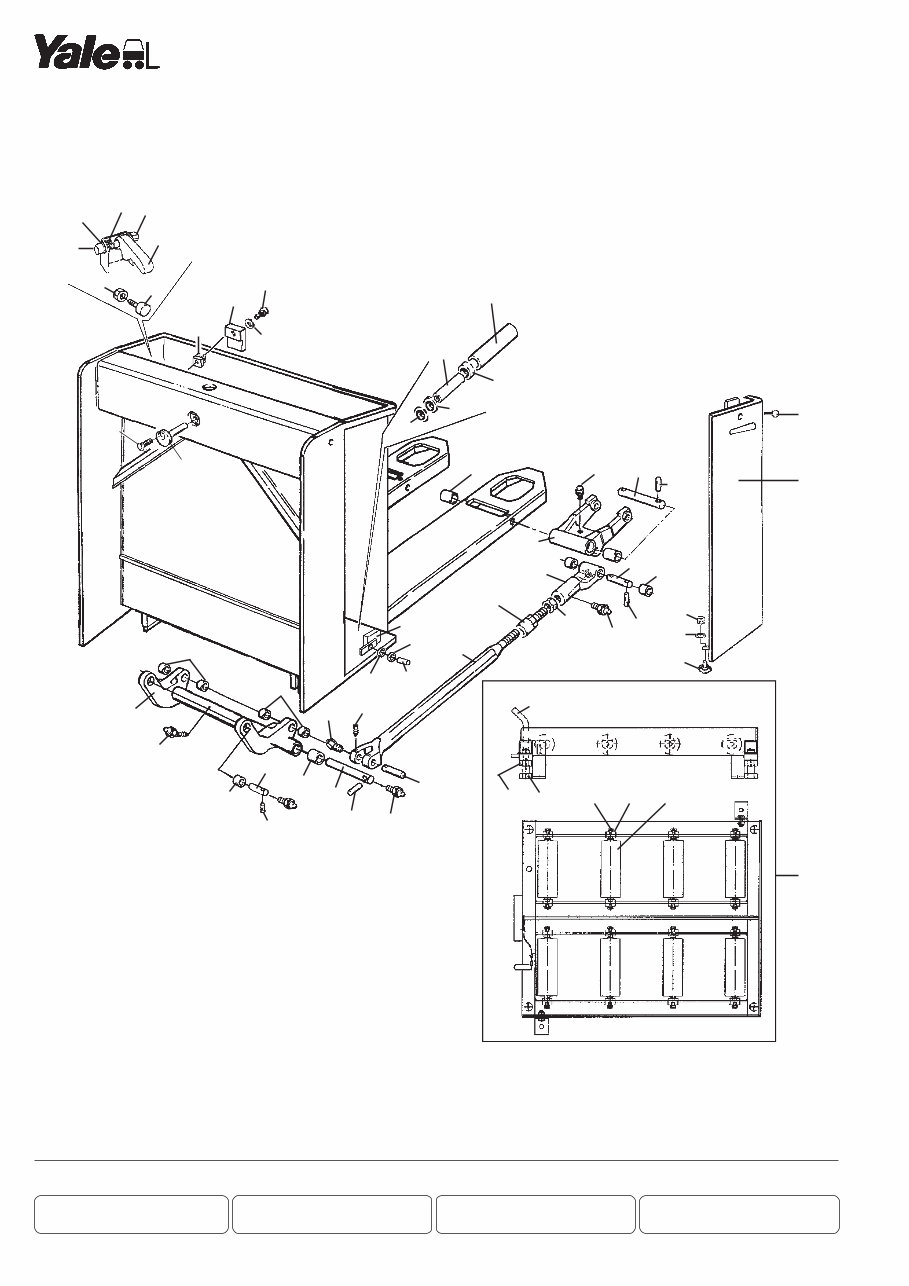 Yale MP20X Platform Pallet Truck Parts Manual