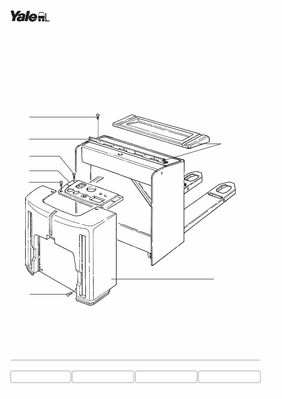 Yale MP20X Platform Pallet Truck Parts Manual