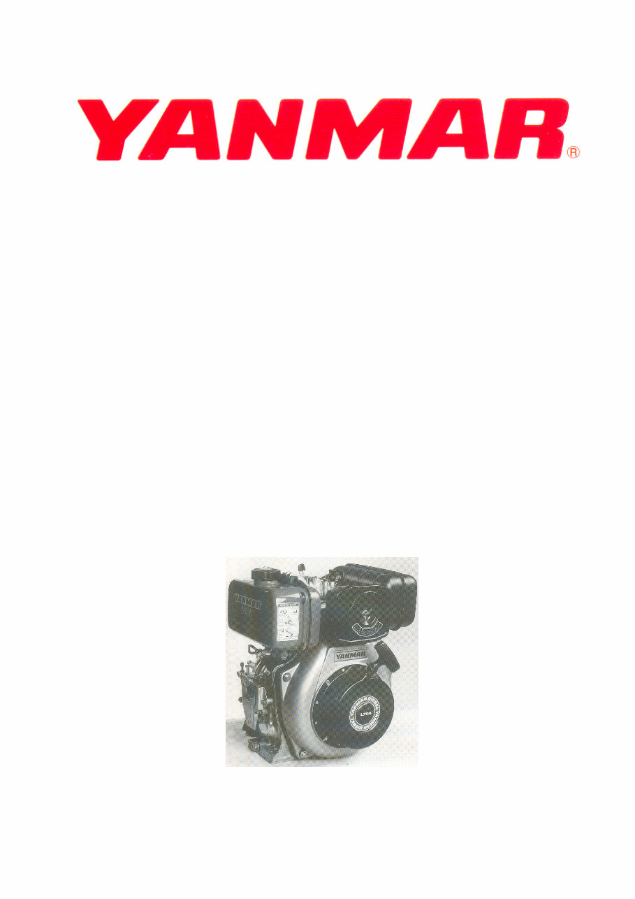 YANMAR L40-L100 Air Cooled LA Series INDUSTRIAL Diesel EngineS Service ...