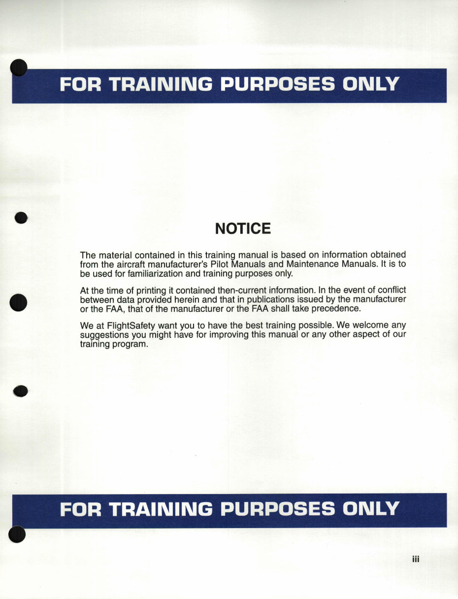 Beechcraft 1900 BE1900-FS Systems Descriptions Manual