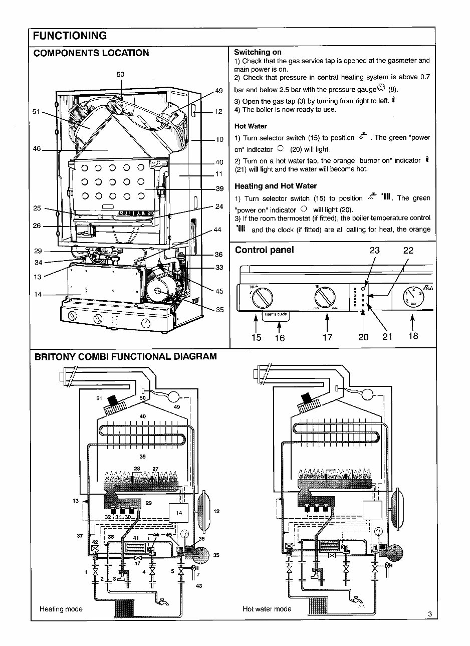 CHAFFOTEAUX BRITONY COMBI 80 100 Maintenance and Service GUIDE